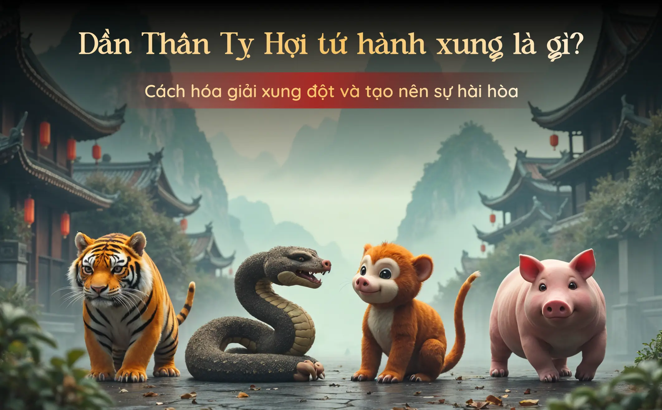 Dần Thân Tỵ Hợi tứ hành xung