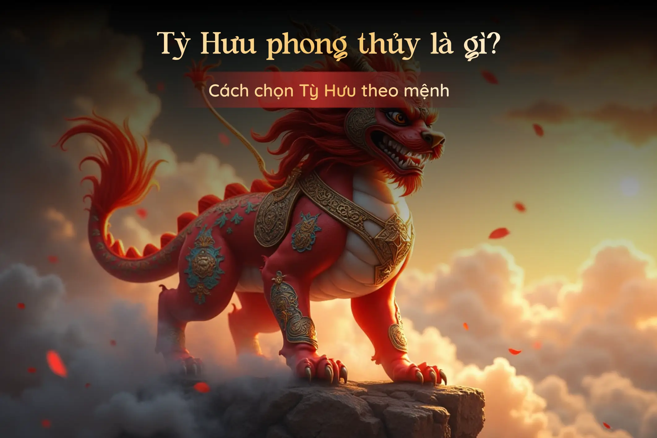 Tỳ Hưu phong thủy là gì? Cách chọn Tỳ Hưu theo mệnh